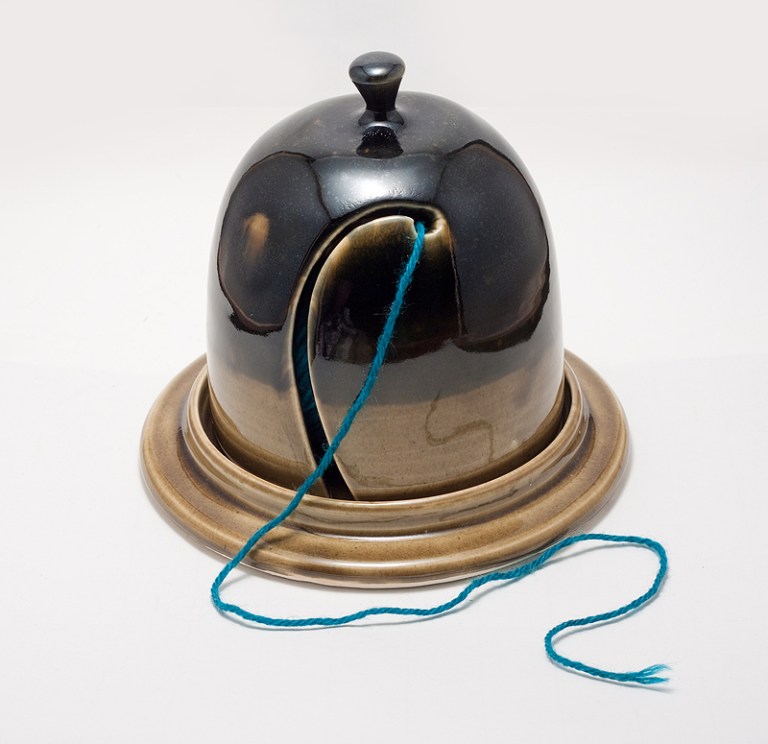 Merging two loves – yarn and clay. – The Blue Brick